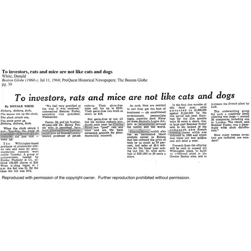 Charles River Laboratories: A Look Back at 75 Years of History | Eureka ...